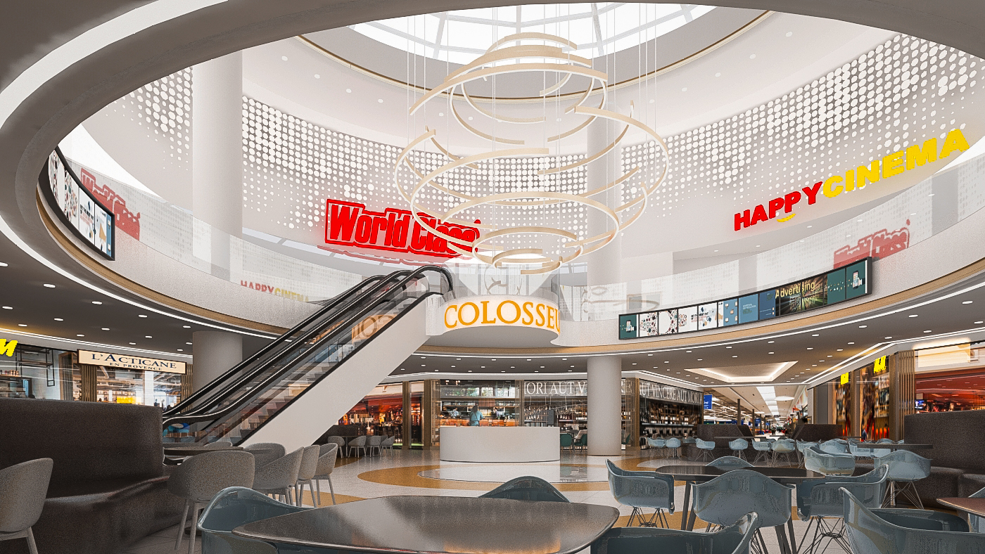 Randare-Atrium_Colosseum-Mall - ConstructivConstructiv